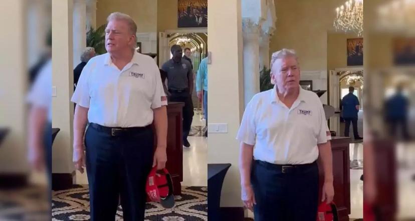 Donald Trump’s new haircut goes viral in latest video