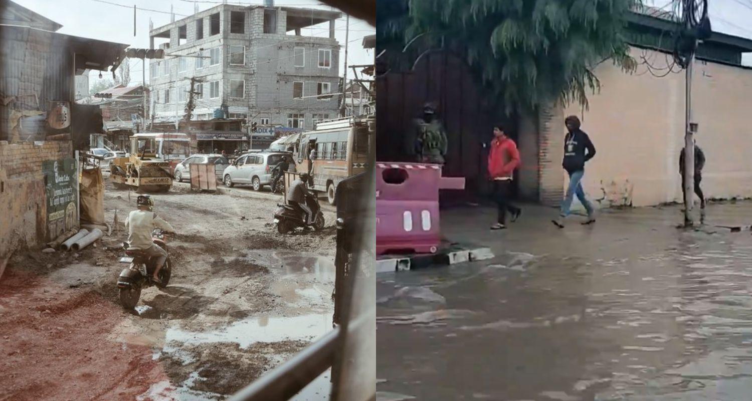 Poor planning of smart city projects turns Srinagar roads into pools